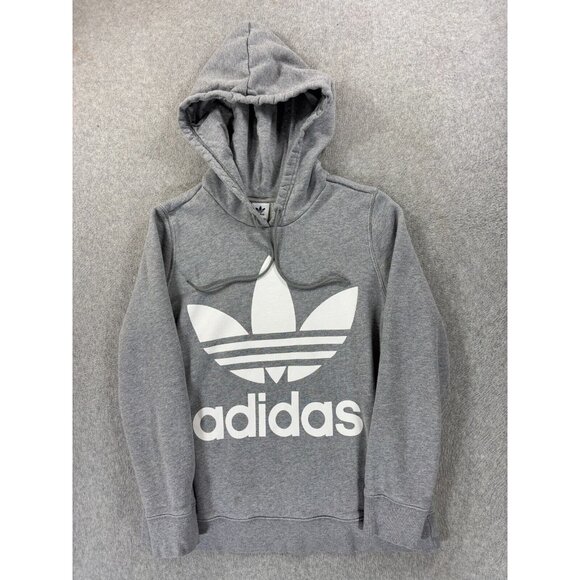 adidas | Tops | Adidas Trefoil Logo Midweight Hoodie Sweatshirt Womens ...